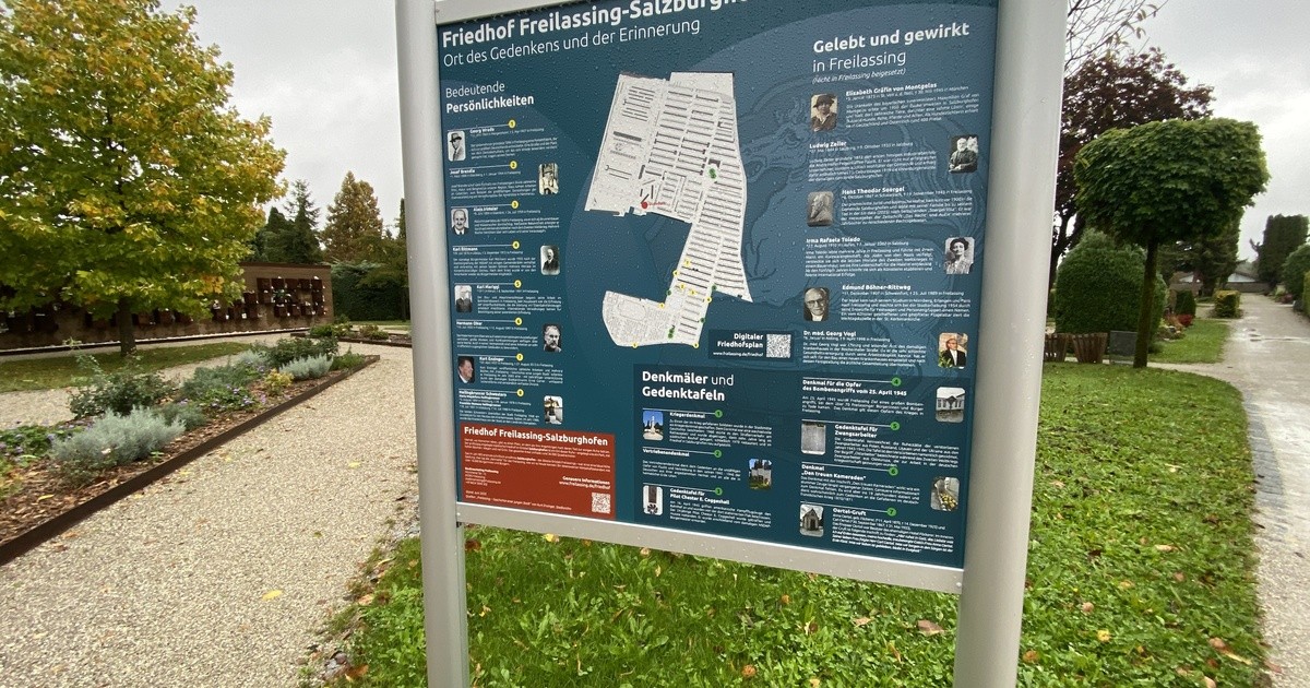 Freilassinger Friedhof jetzt digital: Neuer Online-Plan erleichtert ...